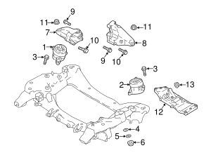 2018-2021 Kia Stinger Side Mount Bracket - Driver's Side (LH) 21826 ...