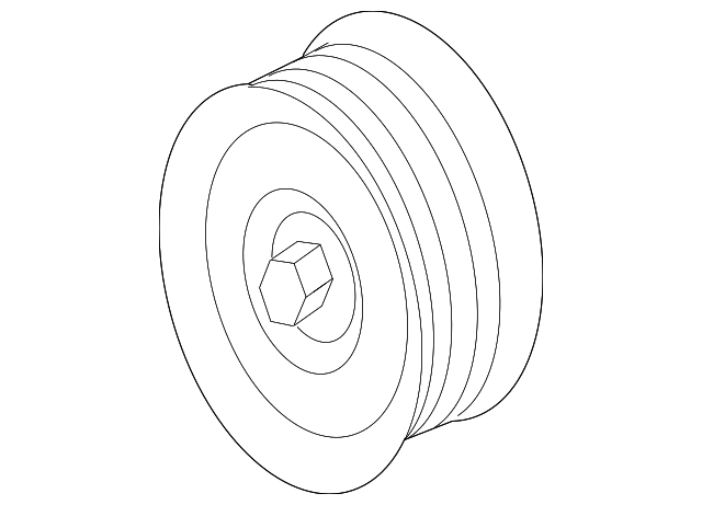 2006-2022 GM Drive Belt Idler Pulley 12611935 | GM Parts Center