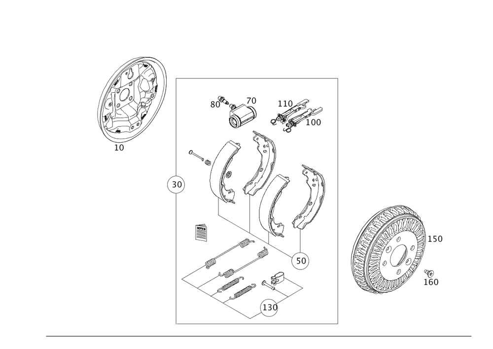 4534200018 - Wheel Brake Cylinder Double 2009-2010 Smart Fortwo ...