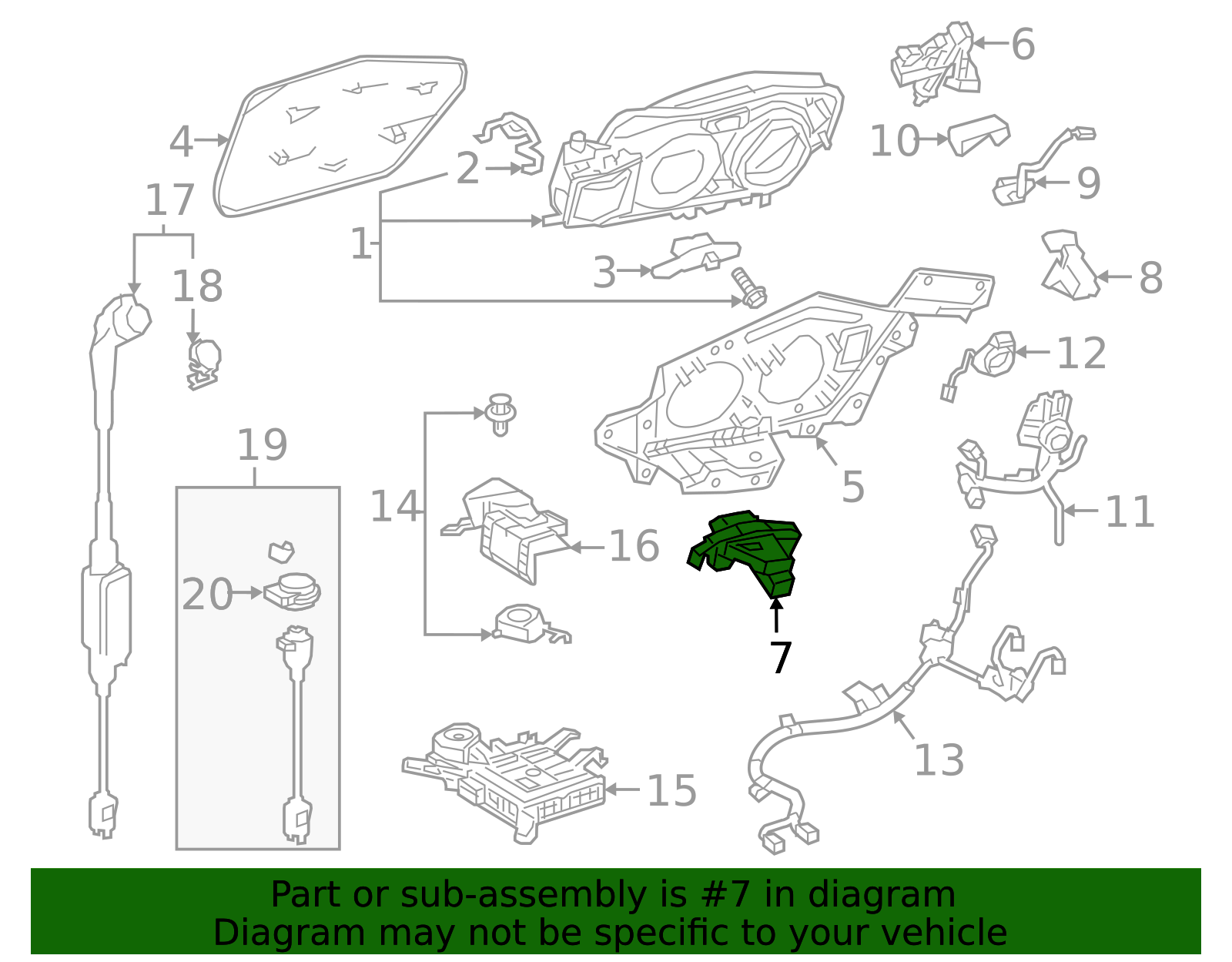 2017-2024 Toyota Lock Assembly G90F0-47090 | Toyota Parts Center