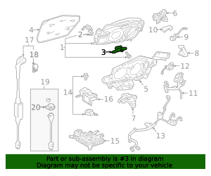 G90H0-47011 - Indicator - 2020-2022 Toyota Prius Prime | OEM Genuine ...