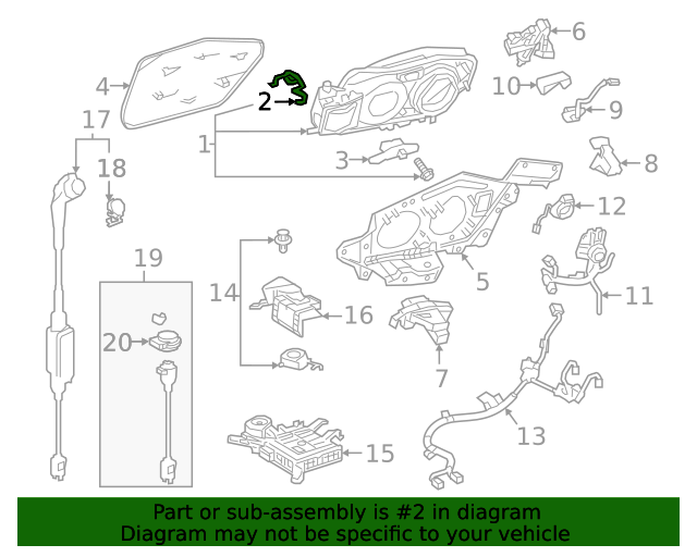 2017-2022 Toyota Prius Prime Lid Assembly Spring 77366-47010 | Toyota ...