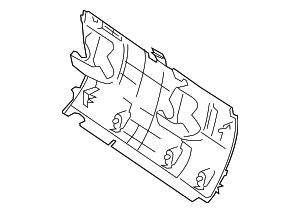 000-942-57-22-9051 - Seat Trim Panel 2016-2022 Mercedes-Benz Metris ...