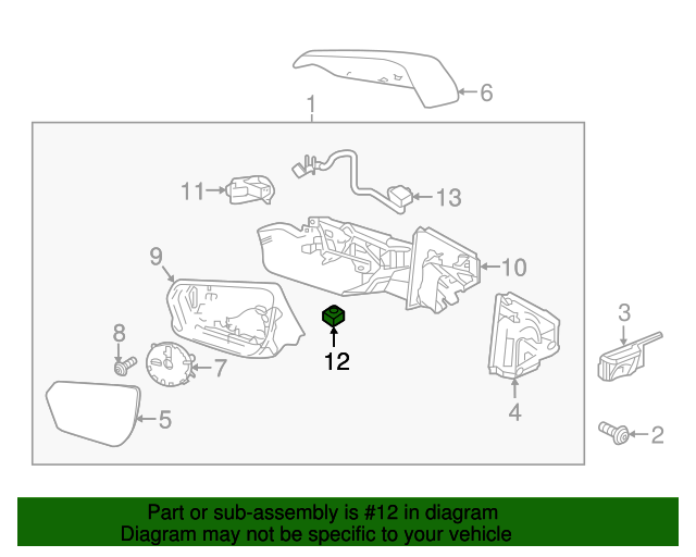 2019-2025 GM Rearview Driver Information Camera 84891664 | QuirkParts