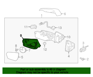 23406423 GM Mirror Housing | GM Parts Store