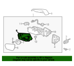 2018-2023 GM Passenger Side Rearview Mirror Housing Bezel 23406443 ...