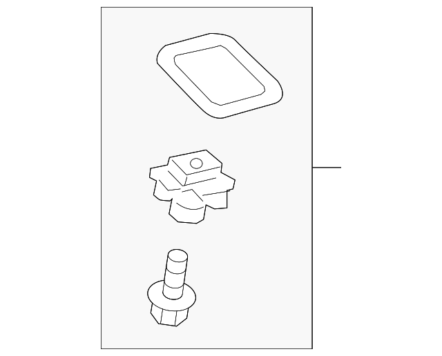 2020-2025 Toyota Antenna Housing 86769-0C010 | Toyota Parts Center