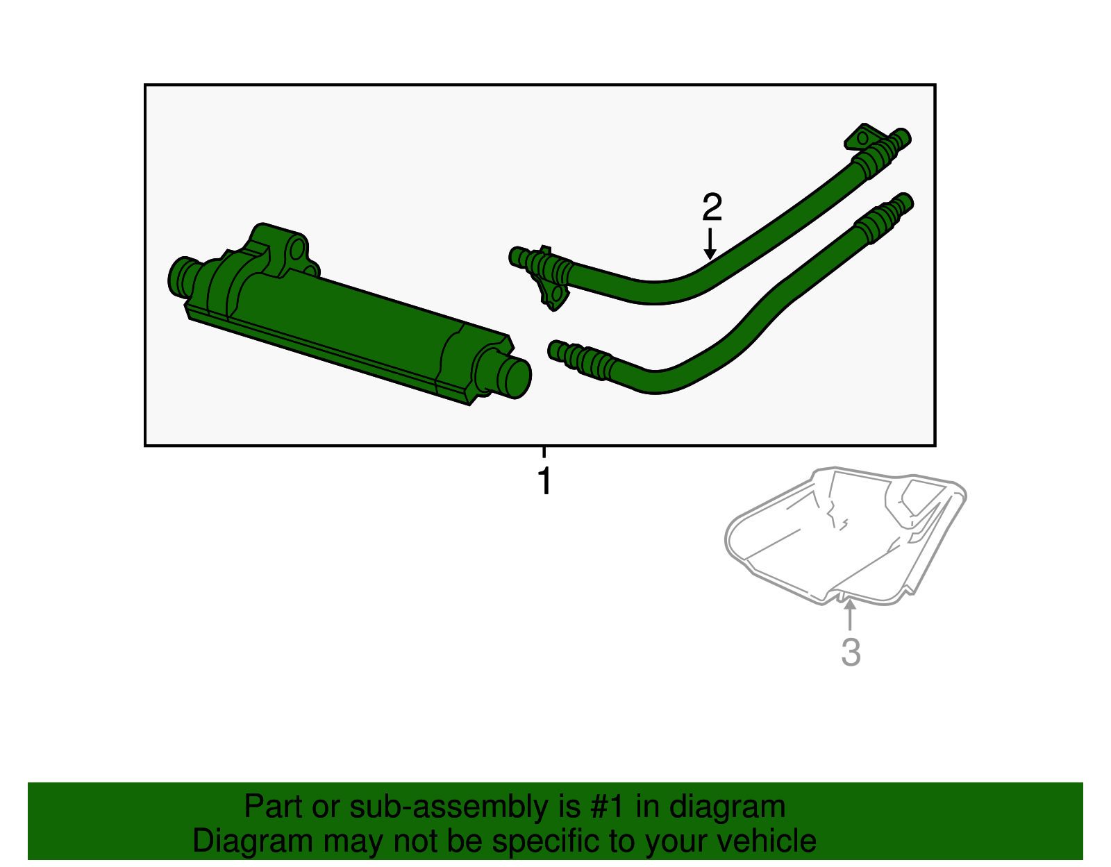 2009-2011 Ford Crown Victoria Oil Cooler 9W7Z-6A642-E | OEM Parts Online