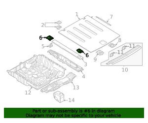 51477948946 - 2020-2022 BMW X6 Cover (51-47-7-948-946) | BMW of South ...
