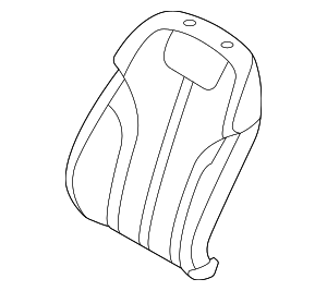 2021-2024 Genesis GV80 Seat Back Cover 88360-T6010-DUK | QuirkParts