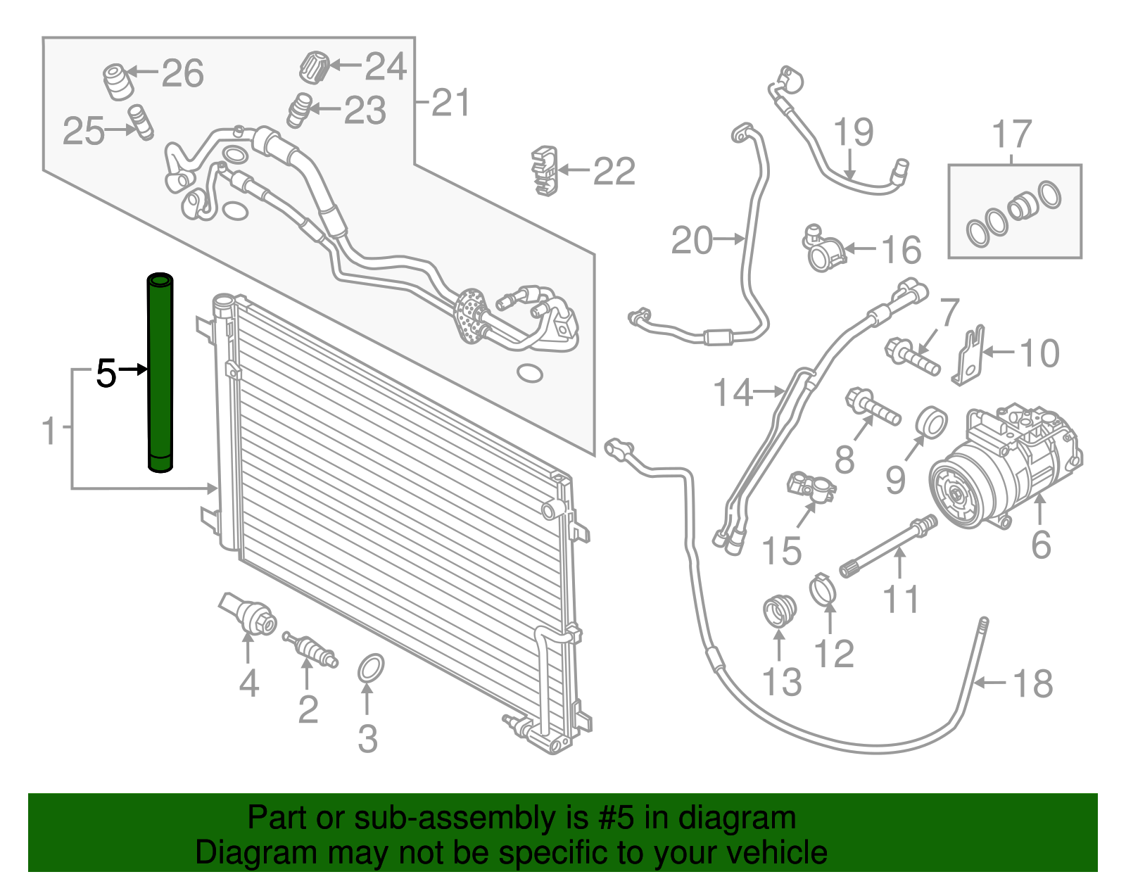 4H0-298-403 - Dehydrator 2011-2018 Audi | Audi OEM Parts