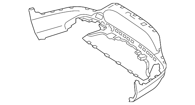 253-885-67-02 - Lower Trim Panel 2018-2019 Mercedes-Benz | Mercedes ...