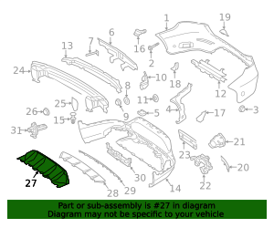 2018-2022 Mercedes-Benz Lower Cover 253-885-46-03 | AutoNationParts.com