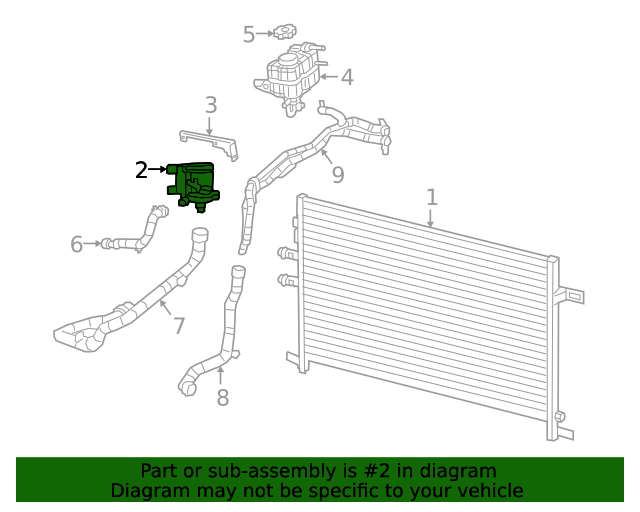 2018-2021 Mopar Auxiliary Pump 68306477ab | TascaParts.com