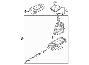 2019 Volkswagen Jetta Automatic Transmission Shift Lever 5Q1-713-023-BS ...