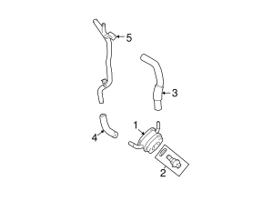 16282-0F010 - Engine Coolant Hose - 2000-2009 Toyota | OEM Genuine ...