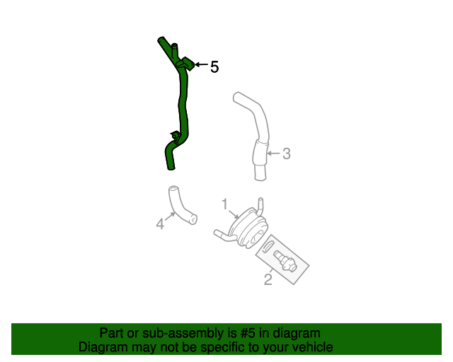 2005-2009 Toyota Cooling Pipe 15767-0F011 | OEM Parts Online