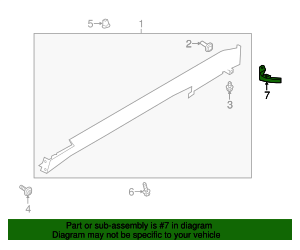 2014-2020 Infiniti Q50 Deflector 76856-4GA0A | OEM Parts Online
