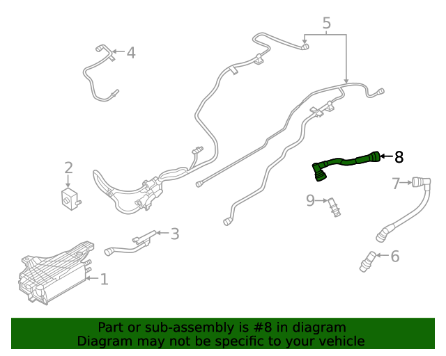 2020 Ford Tube Assembly L1MZ6758A | TascaParts.com
