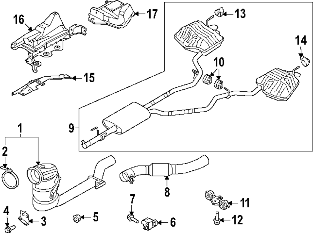 2025 Ford Explorer Front Bracket R1MZ-5K291-A | QuirkParts