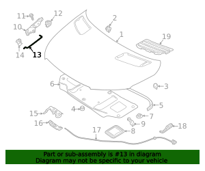 9108872700 - Support Rod 2019-2023 Mercedes-Benz | Mercedes-Benz USA Parts