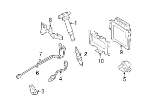 39320-3F000 - Ignition Knock (Detonation) Sensor 2009-2016 Hyundai ...