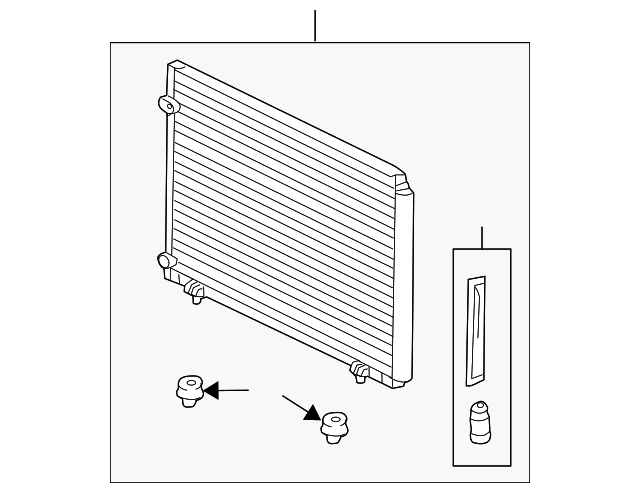 2010-2015 Lexus RX350 Condenser 88460-0E030 | OEM Parts Online