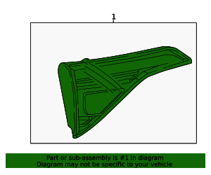 85150723 - Rear Closure Driver Side Auxiliary Signal Lamp 2020-2023 GMC ...