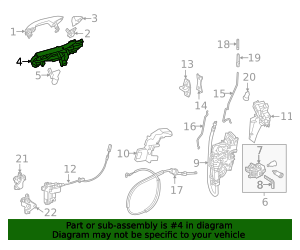 099-760-19-02 - Handle Base 2019-2023 Mercedes-Benz | Mercedes-Benz USA ...