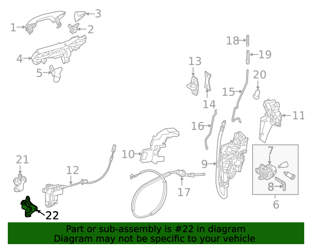 167-720-06-06 - Lower Hinge 2020-2023 Mercedes-Benz | Mercedes-Benz USA ...