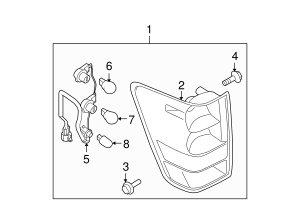 26261-5Z000 - Bulb 2004-2021 Nissan | AutoNationParts.com