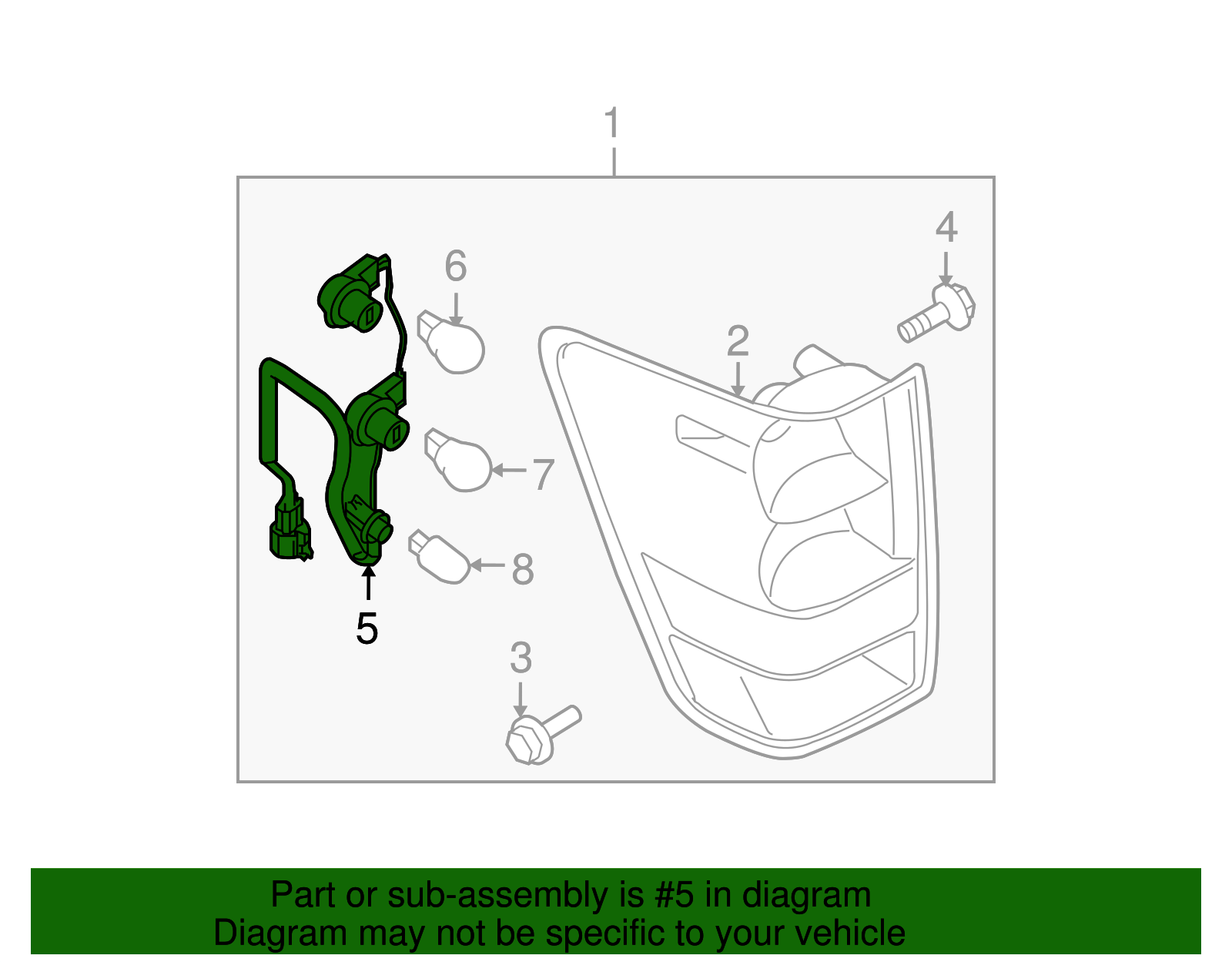 2004-2015 Nissan TITAN Socket 26551-ZH200 | Nissan Parts Central