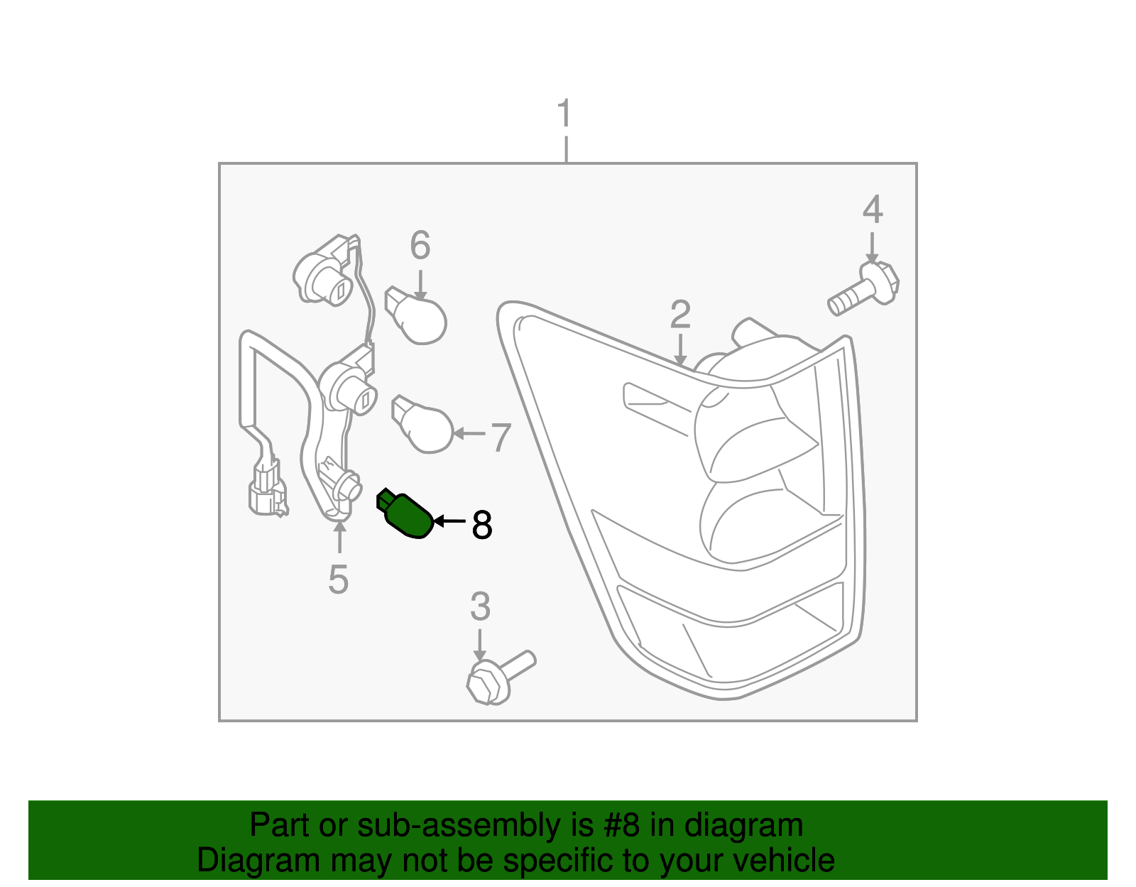 26261-5Z000 - High-Quality Bulb for 2004-2021 Nissan | AutoNation Parts