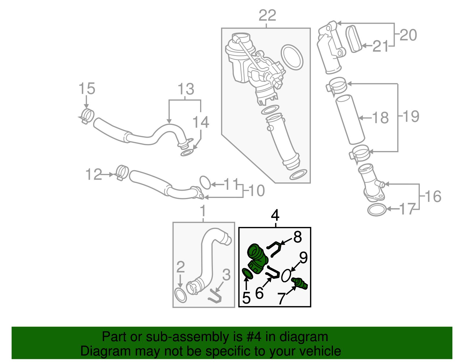 2013-2018 Audi Lower Coupling 4G0-122-293-BF | OEM Parts Online