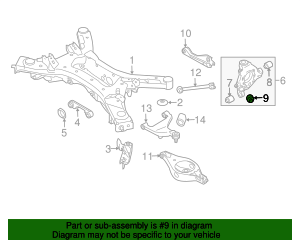 2013-2020 Nissan Pathfinder Knuckle Bushing 55148-3JA0A | Nissan Parts Plus