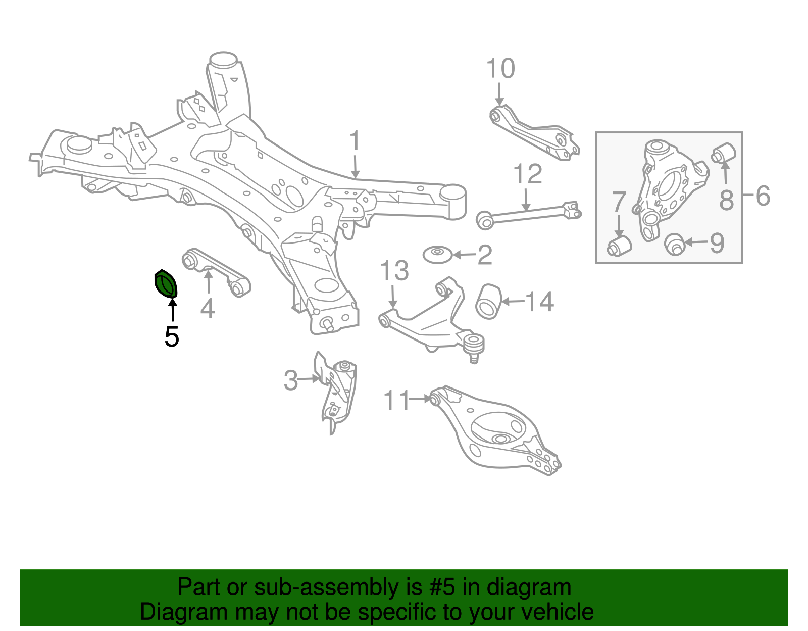 2009-2020 Nissan Differential Mount Stopper 55473-JP00A | Ziegler ...
