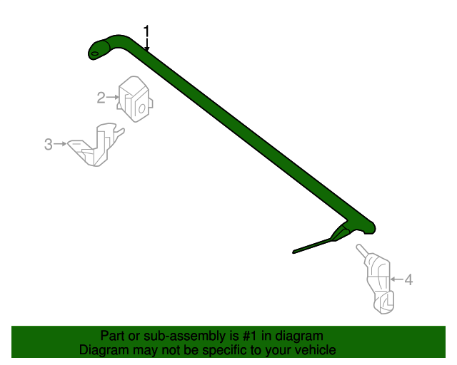 56230-3TA0A - Stabilizer Bar 2013-2018 Nissan Altima | Nissan Parts ...