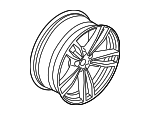 36118092586 - 2020-2022 BMW Wheel, Alloy (36-11-8-092-586) | BMW of ...