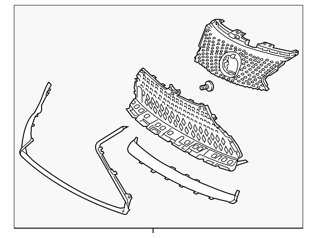 53101-11060 - Grille Assembly 2021-2023 Lexus | Longo Lexus Parts