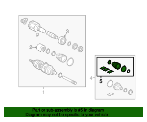 04438-08130 - Inner Boot - 2007-2018 Lexus | My L Parts