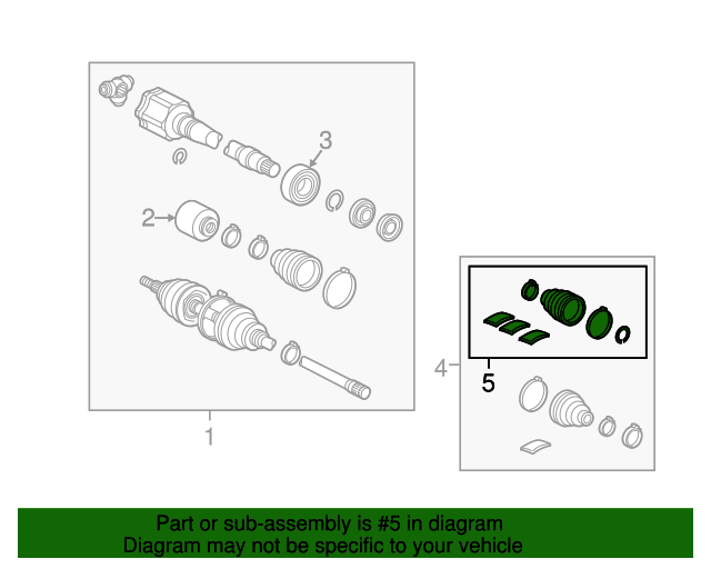 04438-08130 - Inner Boot - 2007-2018 Lexus | MyLexusParts