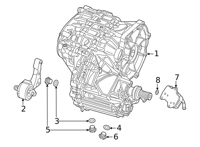 2022-2024 Audi e-tron GT Differential Seal N-013-806-3 | Audi USA Parts