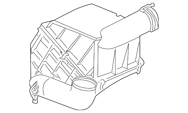 112-090-02-01 - Air Cleaner Assembly 1998-2000 Mercedes-Benz C 280 ...