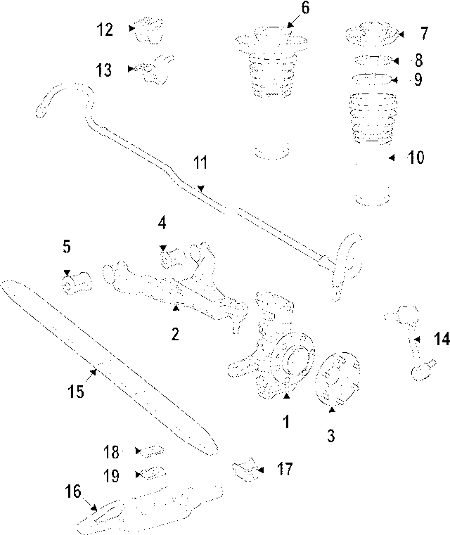 906-323-18-65 - Stabilizer Bar 2010 Mercedes-Benz | Mercedes-Benz USA Parts