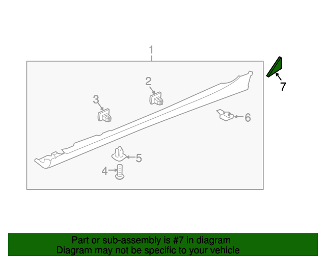 86180-3S010 - Body A-Pillar Trim Panel Insert - 2011-2015 Hyundai ...