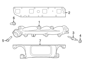 2013-2023 Ram Manifold Kit - Exhaust (Right Side) 68591585AA | Mopar ...