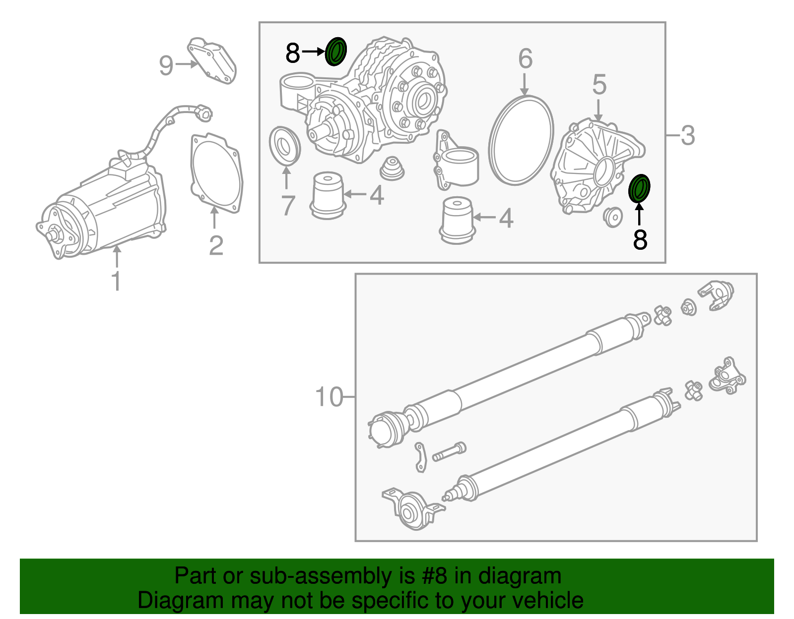 23276834 - Differential Drive Pinion Gear Seal 2007-2025 GM | Gateway ...