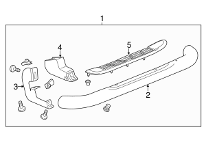 2014-2019 GM Running Board 22912940 | GM Parts Center