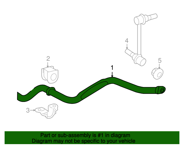 48811-04130 - Stabilizer Bar - 2005-2023 Toyota Tacoma | Sparks Parts