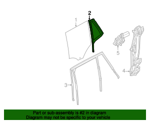 51377405606 - 2016-2022 BMW X1 Fixed Glass (51-37-7-405-606) | BMW of ...